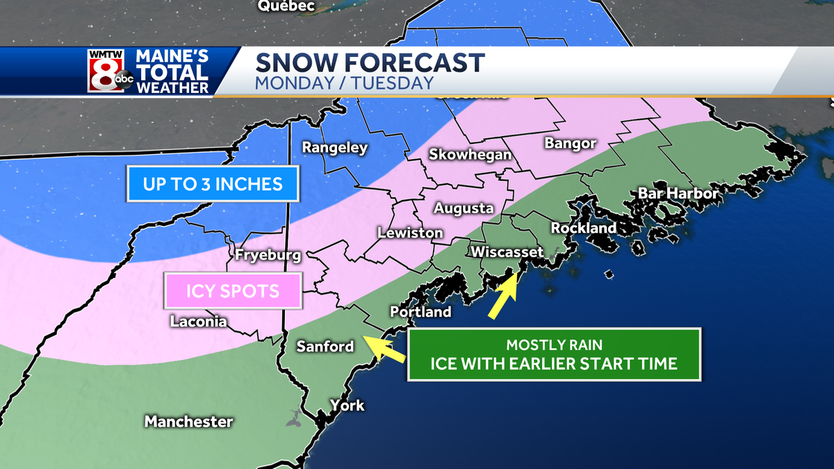 Impact weather for Monday, another storm to end the week