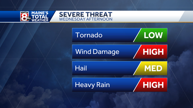 Maine weather: Severe thunderstorm watch issued