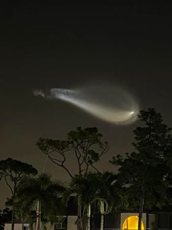 Florida SpaceX launch creates stunning visuals