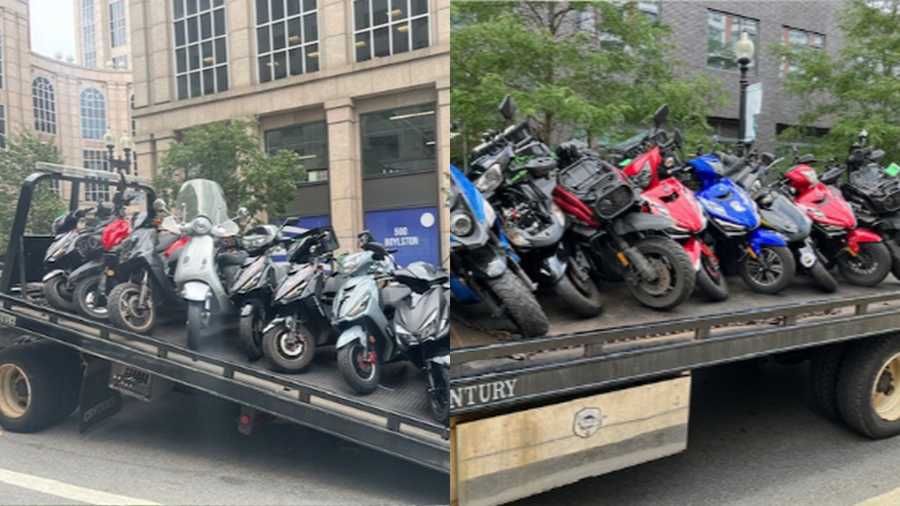 20 additional mopeds seized by Boston police amid ongoing crackdown