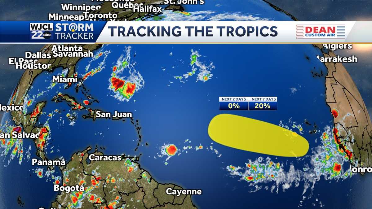 Savannah: Tracking the tropics & rain chances