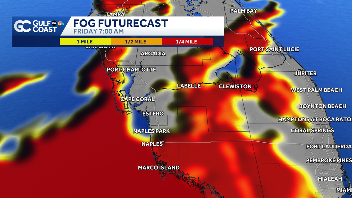 Super fog possible overnight before warm weather Friday