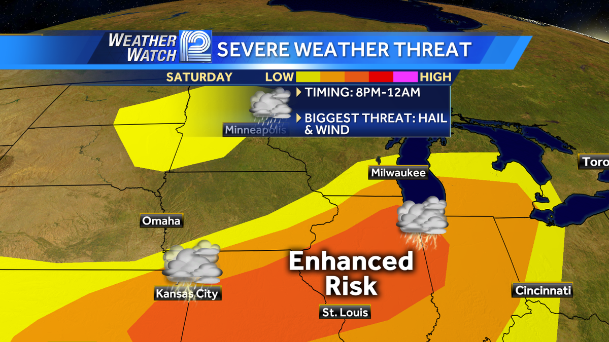 Weather Blog: Strong to severe storms possible