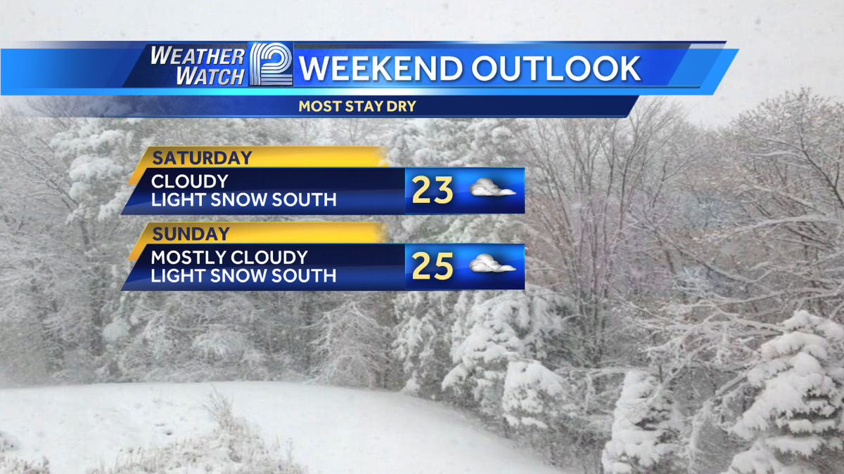 Weather Blog: Weekend Forecast: Snow Chances