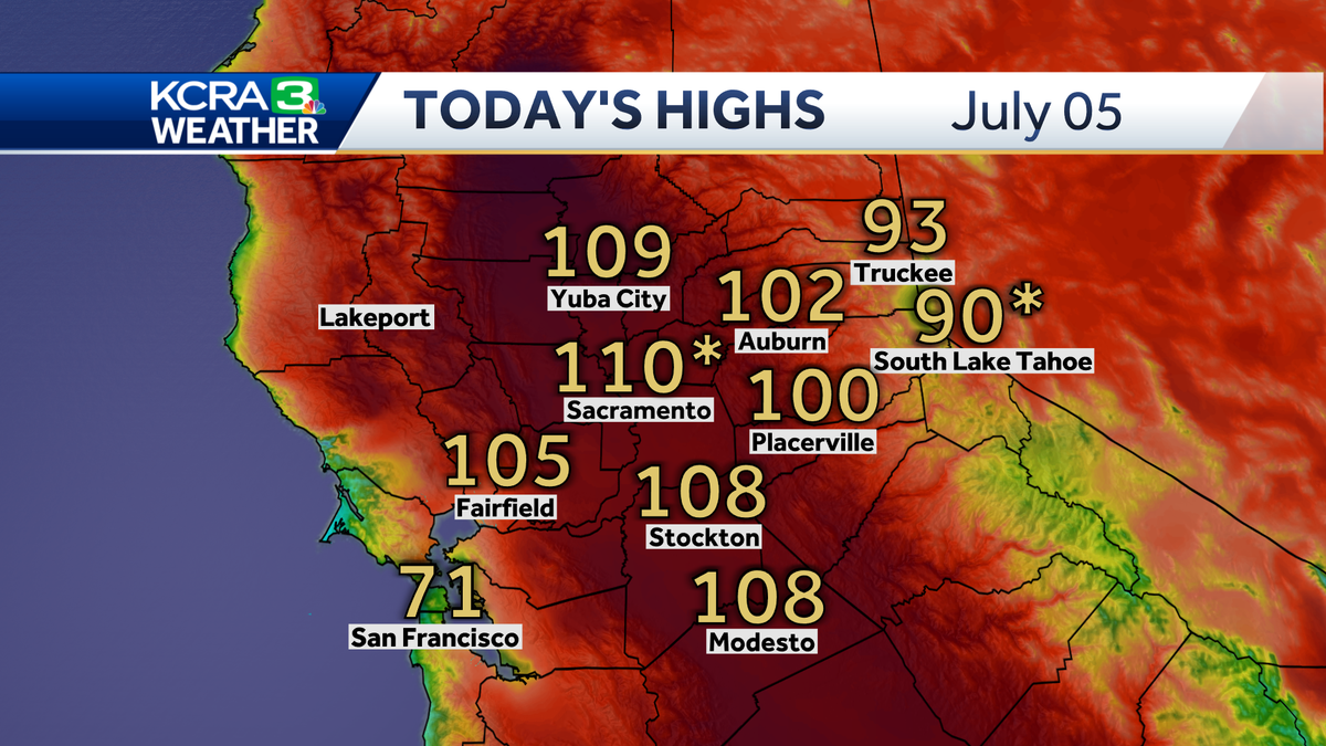 Sacramento reached 110 degrees Friday. This level of heat is becoming ...