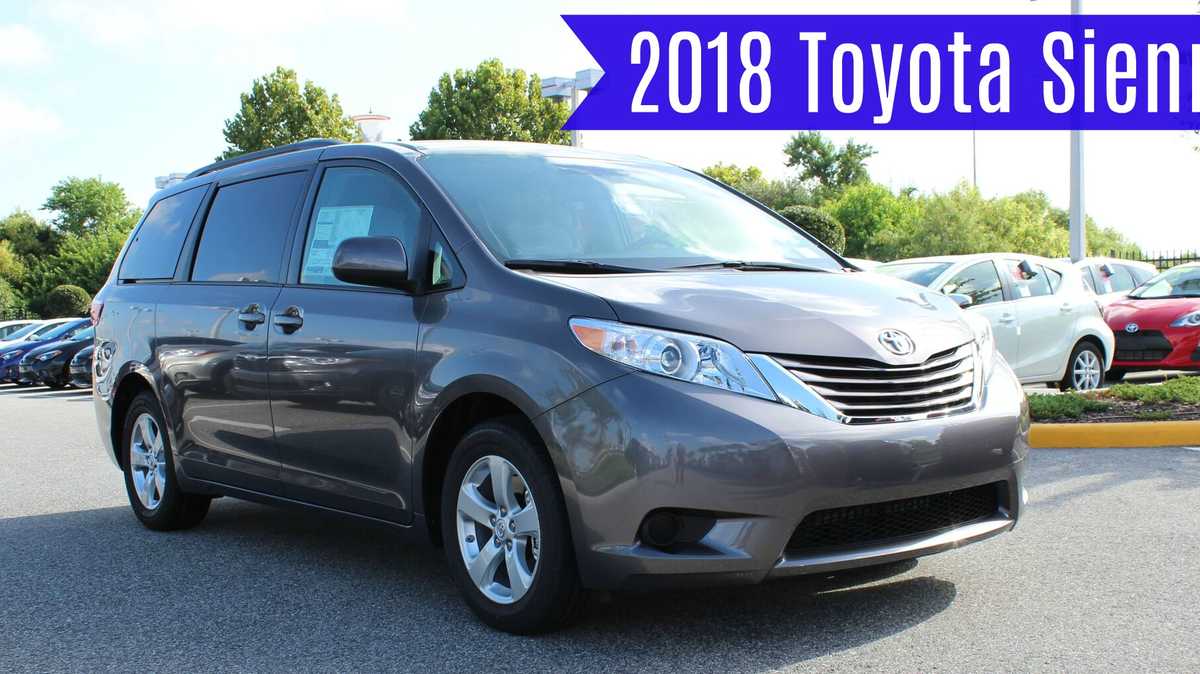The 2018 Toyota Sienna is here at Toyota of Clermont