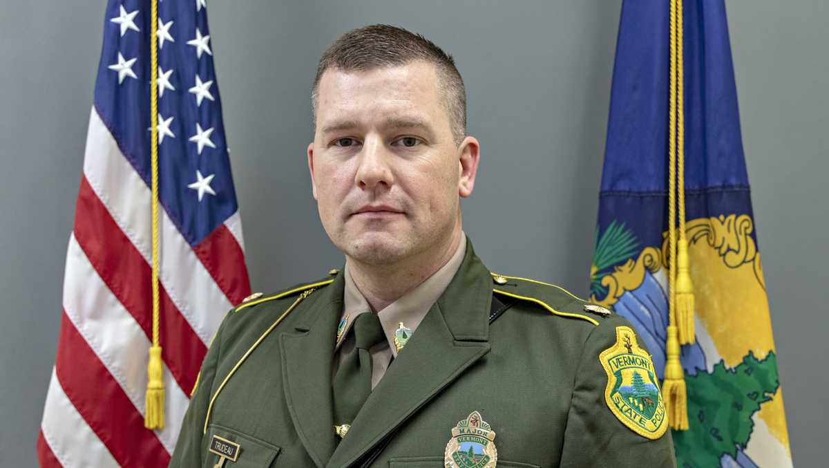 Vermont State Police Criminal Division Commander Maj. Dan Trudeau to retire
