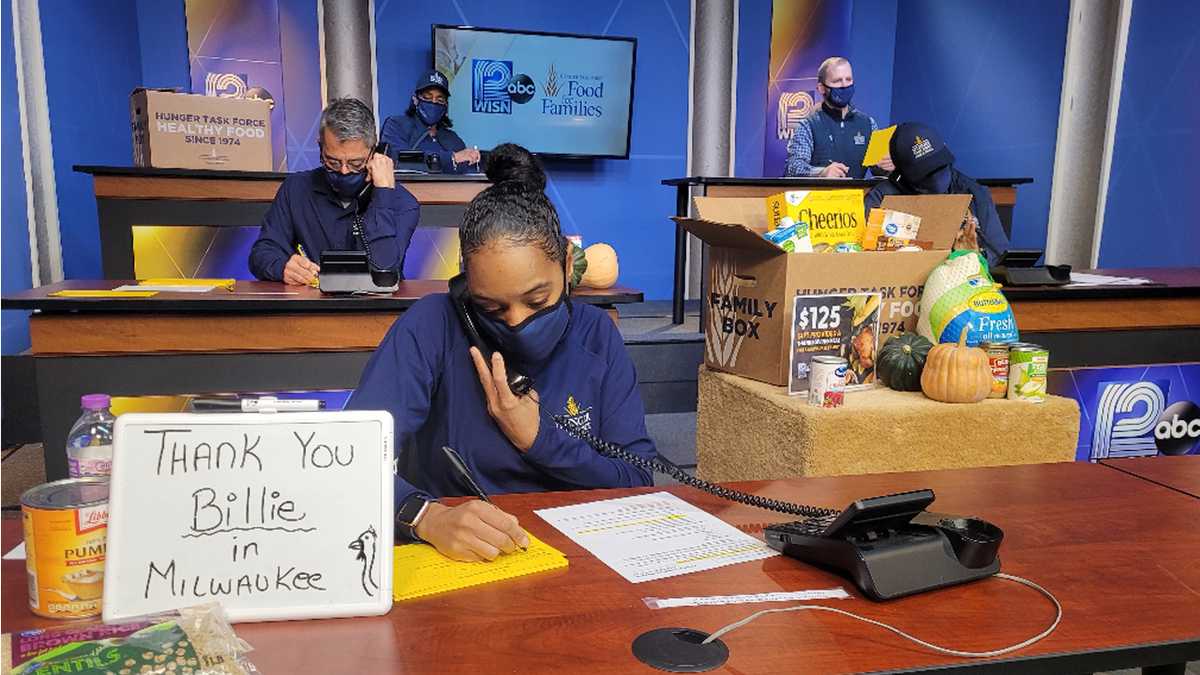 WISN 12 and Hunger Task Force 'Food For Families Drive' results