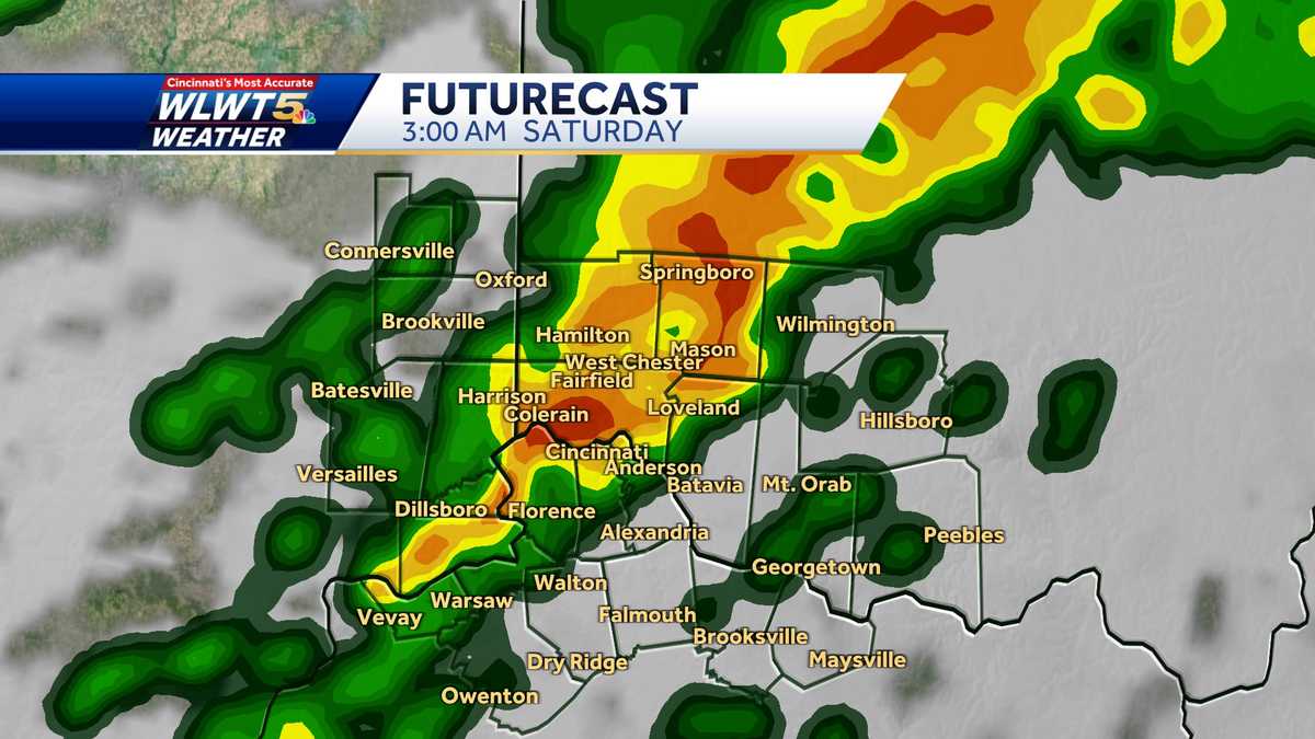 Hour-by-hour: Cincinnati severe weather forecast