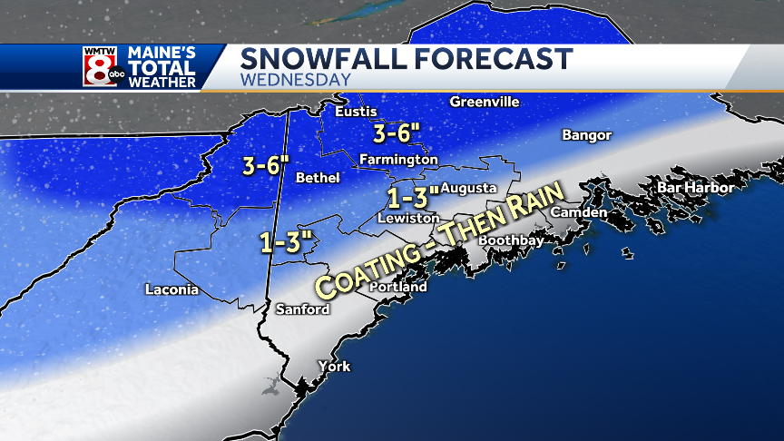 Nor'easter hits tomorrow; More rain than snow