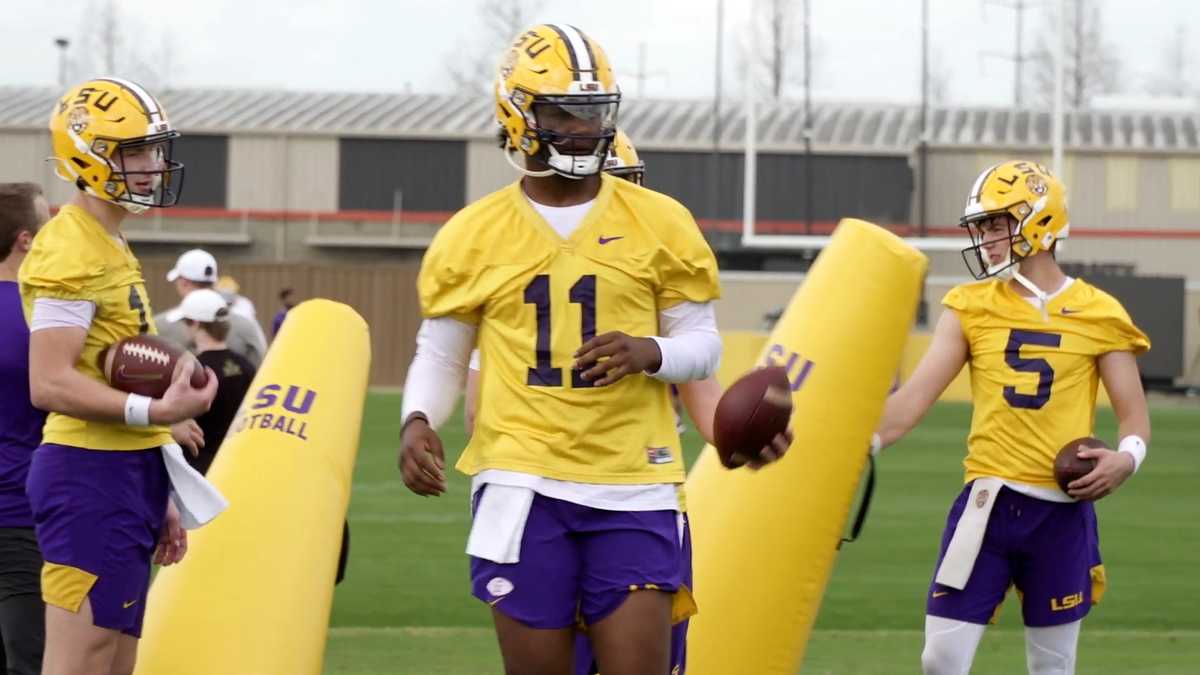 LSU quarterback TJ Finley enters the NCAA transfer portal