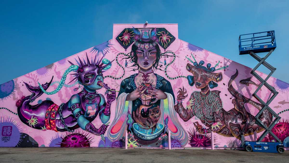 Santa Cruz's newest murals: Sea Walls