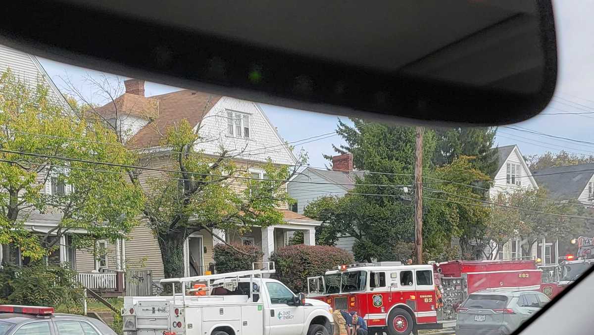 Firefighters on scene of a structure fire in Norwood