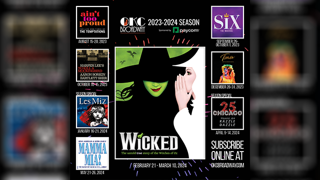 OKC Broadway announces lineup for 2023-24 season