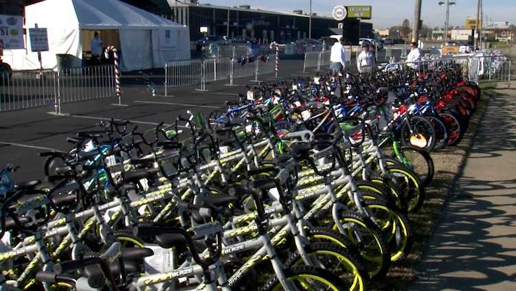 150 more bicycles arrive at UAW Local 862 for 'Bikes or Bust'