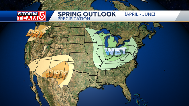 Warm, wet spring ahead for Mass., New England, NOAA says