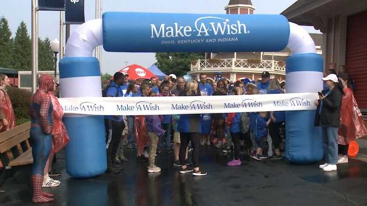Kentucky Kingdom hosts Make-A-Wish Foundation's Walk for Wishes