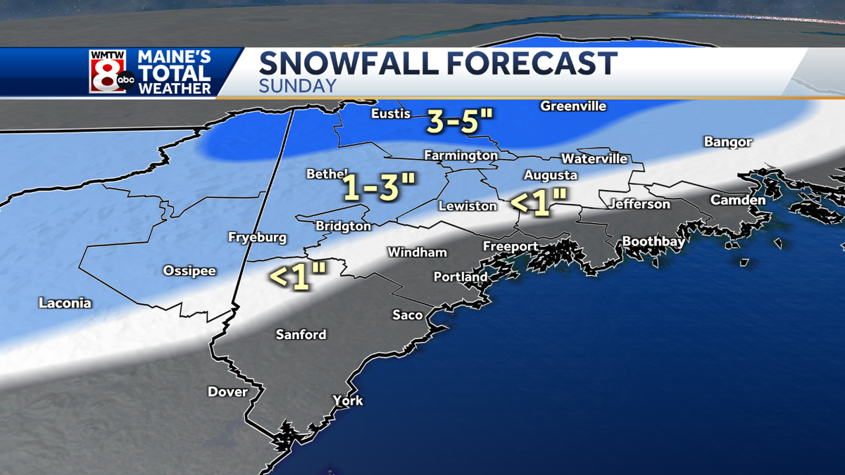 Mountain snow today, Arctic chill ahead