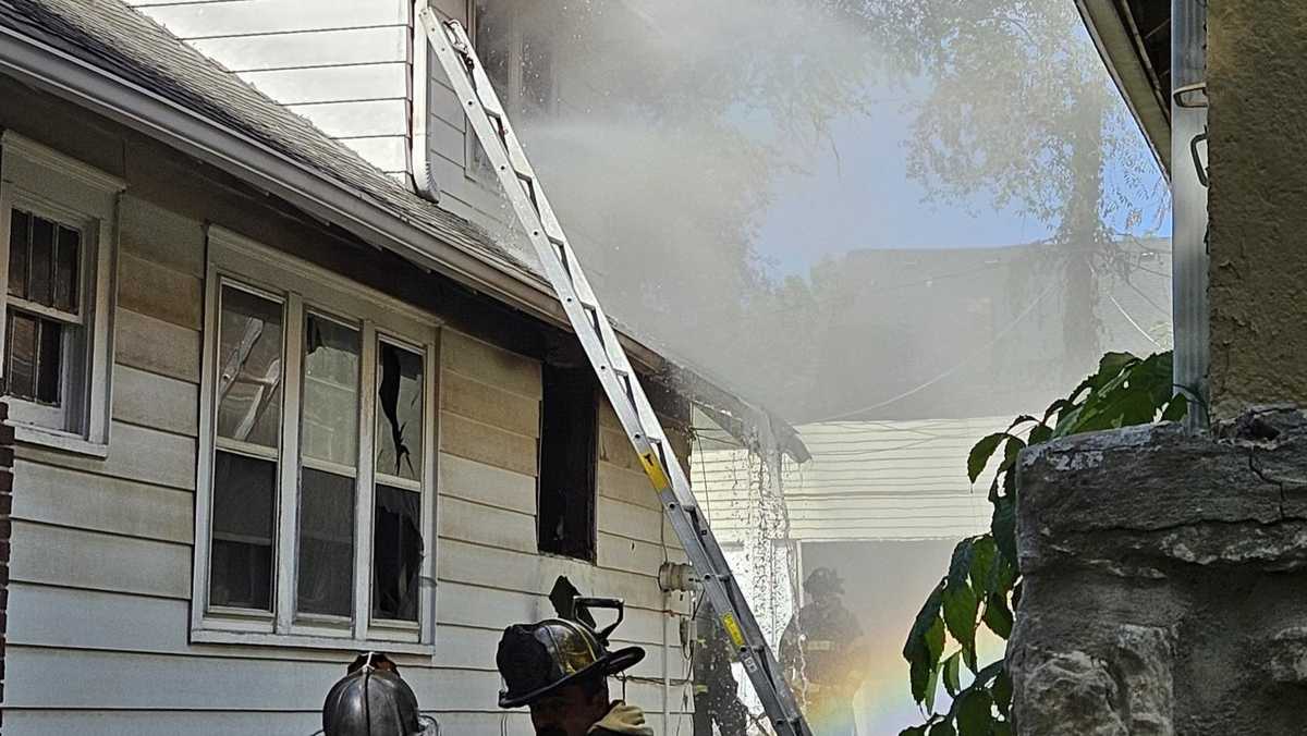 KCFD says 1 adult and 3 children displaced in house fire on Benton Ave.