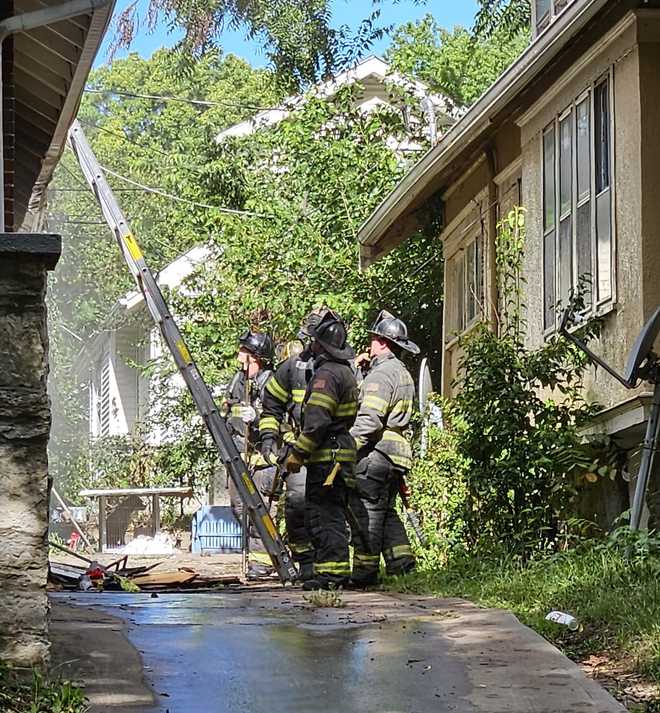 KCFD says 1 adult and 3 children displaced in house fire on Benton Ave.