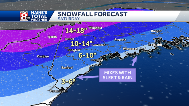 Maine's Winter Weather Warning: What you can expect this weekend