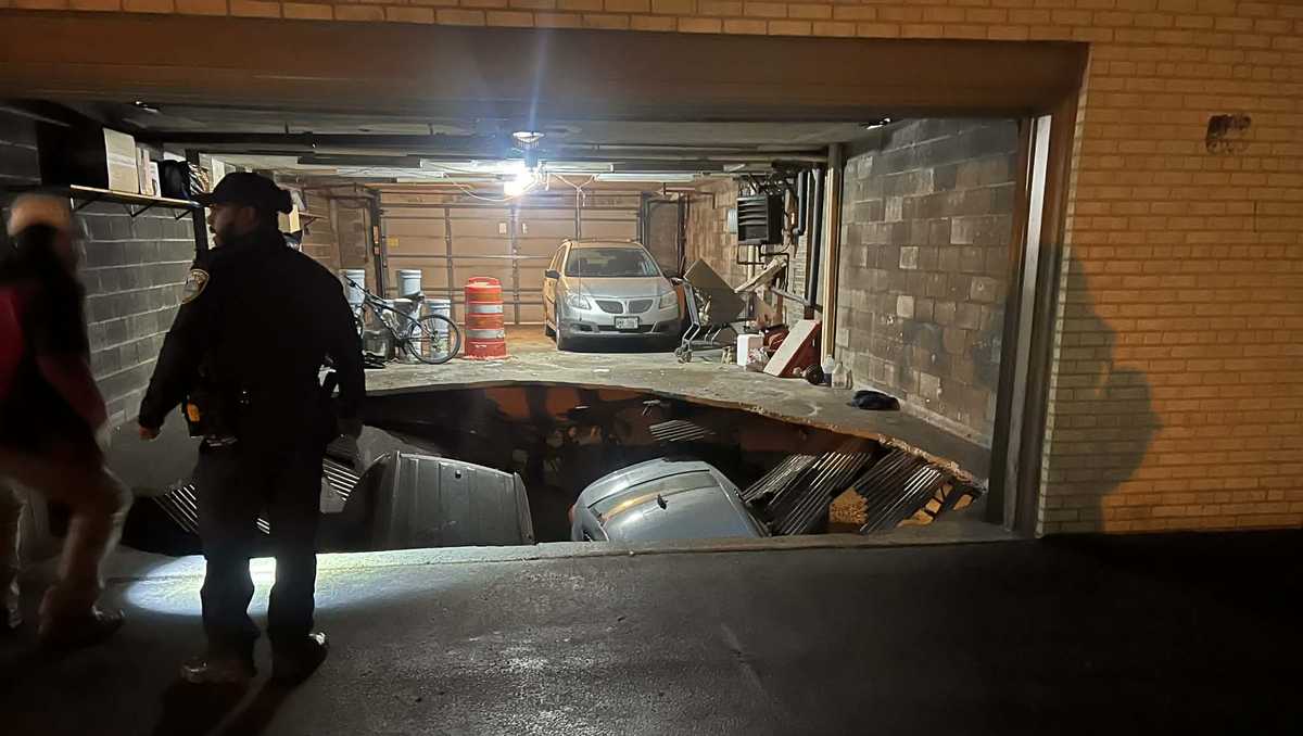 Milwaukee parking garage floor collapses