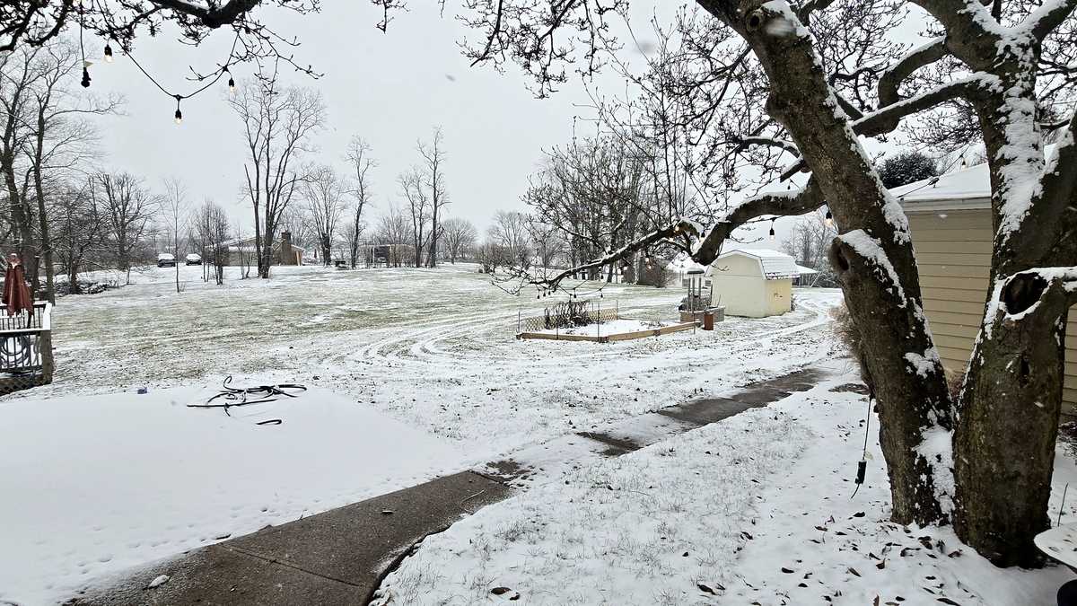 PHOTOS: Winter storm Blair leaves behind several inches of snow across ...