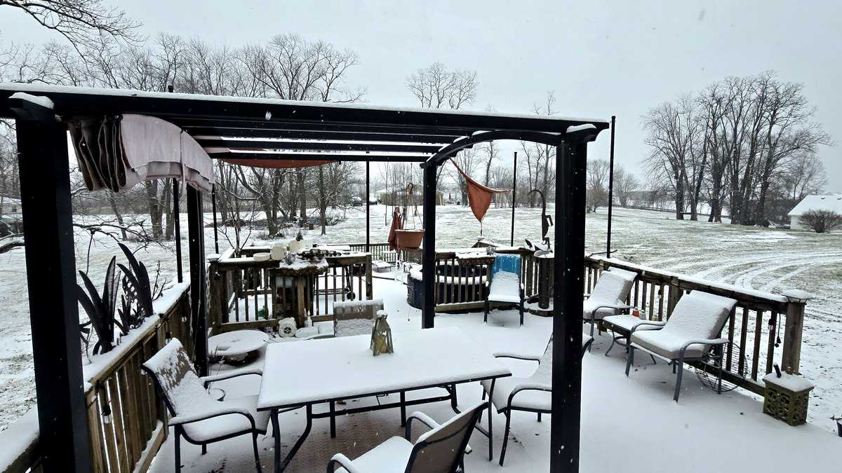 PHOTOS: Winter storm Blair leaves behind several inches of snow across ...
