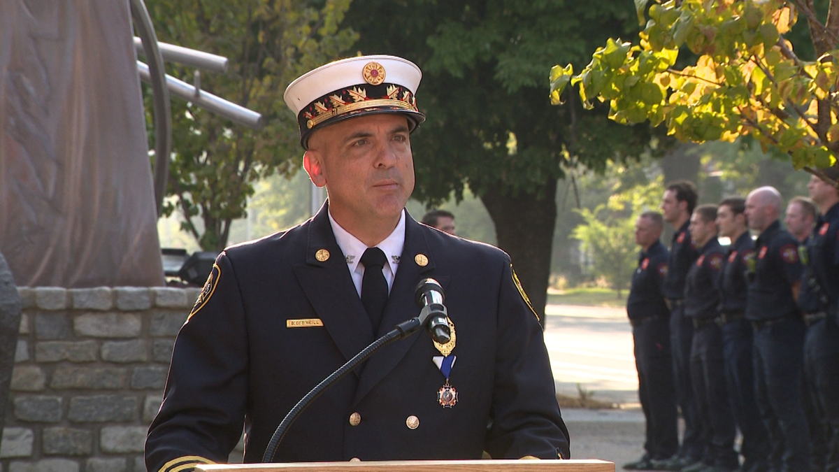 Louisville Fire Department remembers 9/11 with tribute, memorial