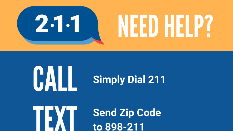 211 Info and Referall Crisis Line available during hurricane