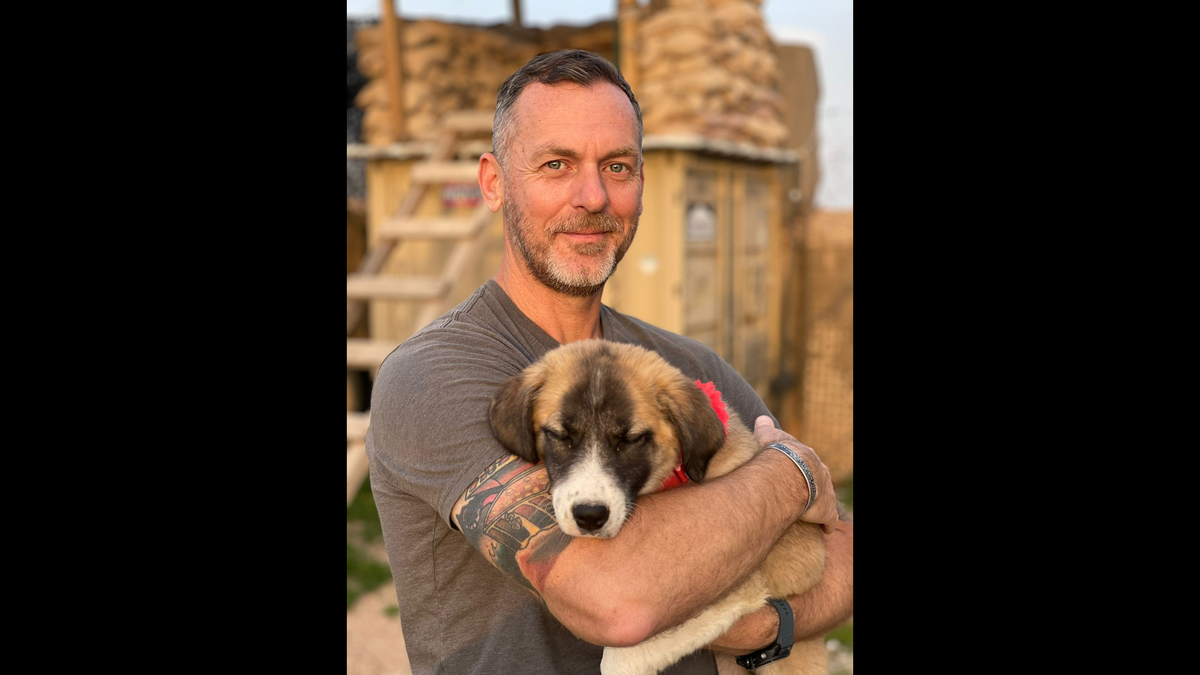 Georgia military veteran rescues stray dog thanks to SPCA program