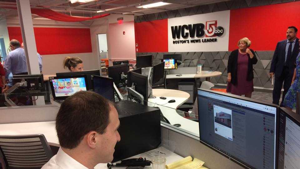 WCVB opens the doors to a new newsroom