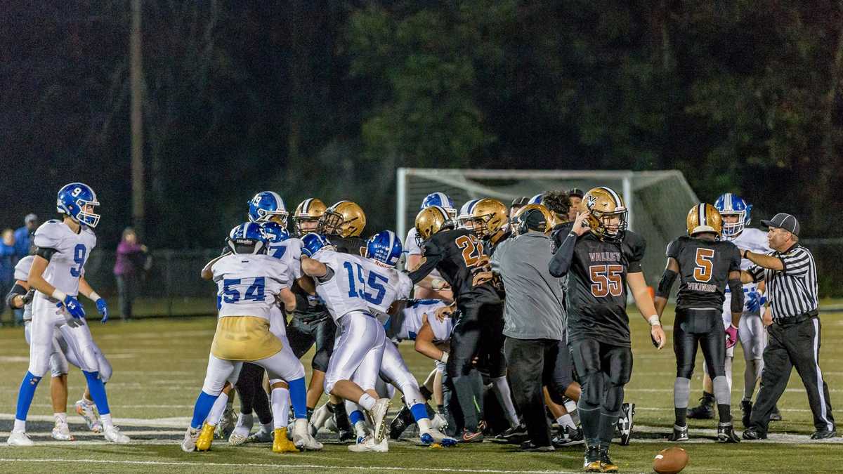 Brawl at local football game