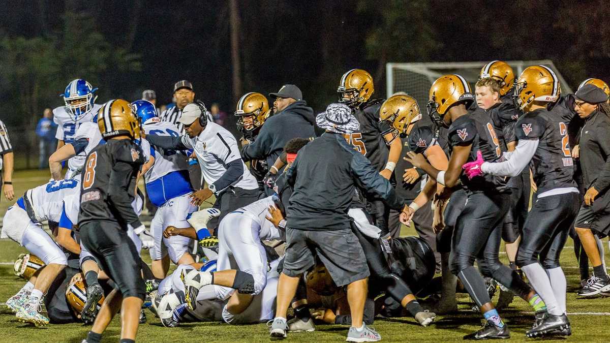 Brawl at local football game