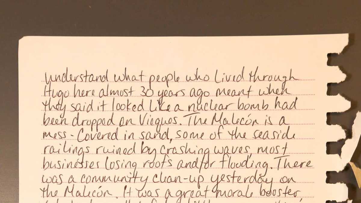 Photos: Letter from Omaha survivor of Hurricane Maria
