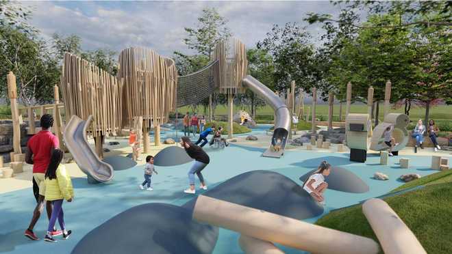 Great Parks begins construction on new destination playground in Sharon ...