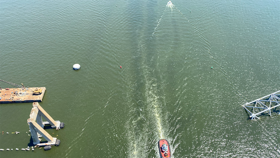 Photos: Latest pictures from Key Bridge collapse and recovery