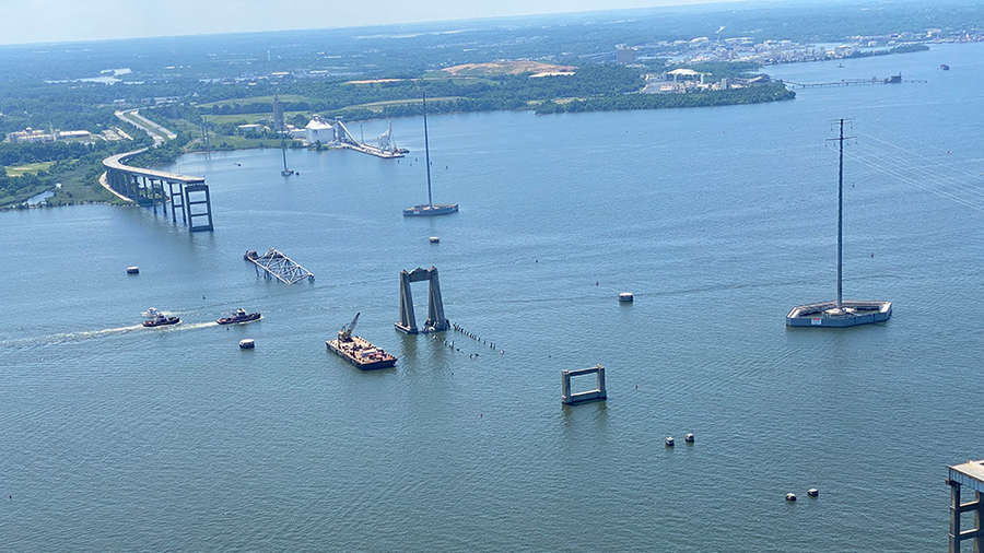 Photos: Latest pictures from Key Bridge collapse and recovery