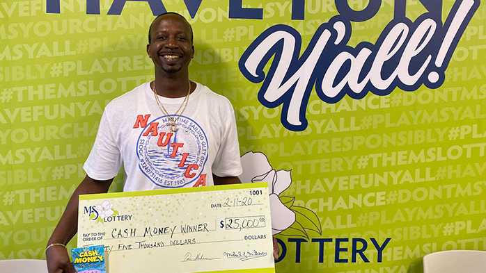Mississippi couple wins $25K on scratch-off game
