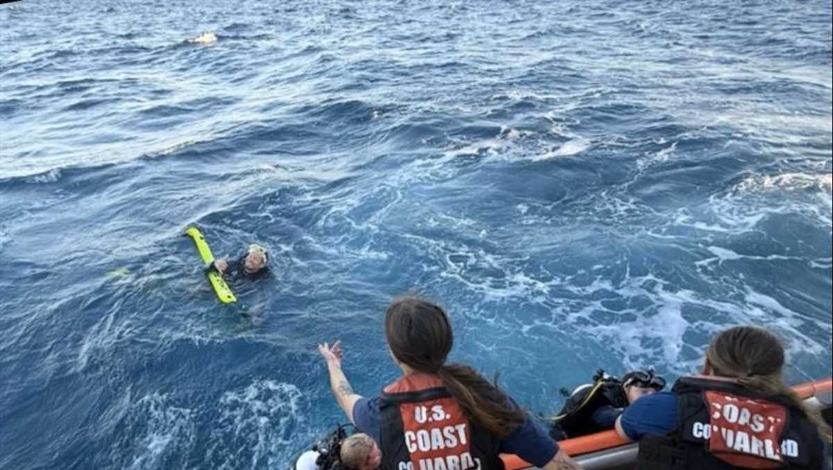 Coast Guard rescues three divers off Palm Beach