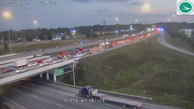 Multivehicle Crash Shuts Down Northbound I 275 Vimarsana