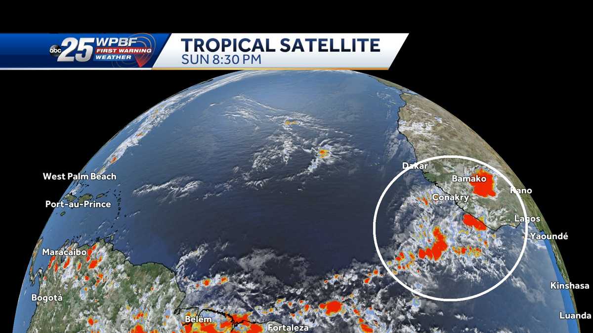 First tropical wave of the 2022 hurricane season