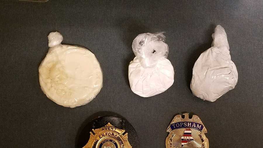 Topsham police dog finds substantial amount of heroin, crack cocaine