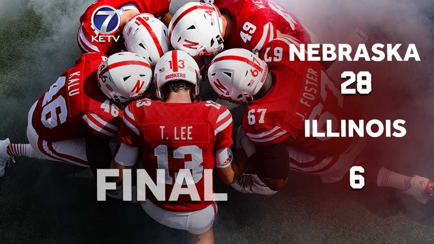 Nebraska beats Illinois behind strong first half