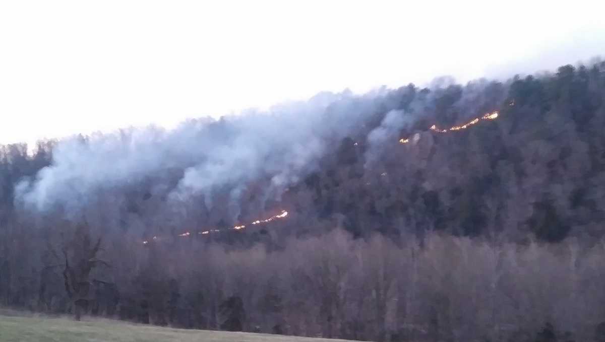 Crews fight 200+ acre fire in Oak Grove