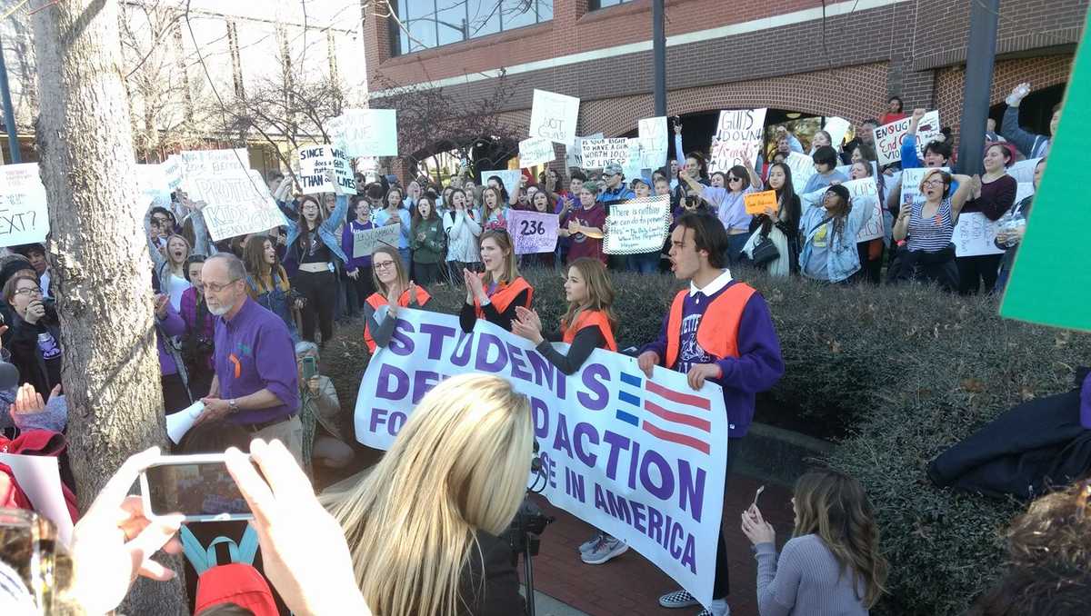 NWA students walk off campus for protests