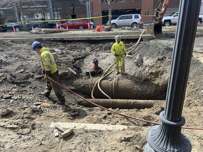 Crews unsure when repairs to ruptured Boston water main will be complete