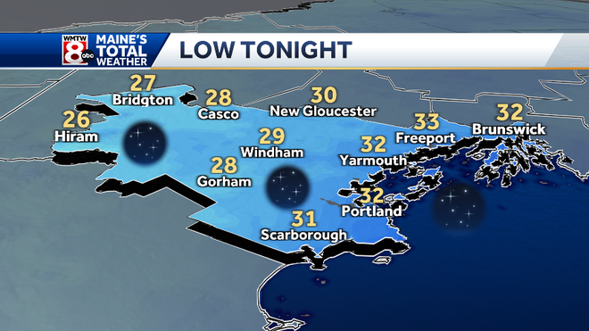 Full moon & freezing temps tonight