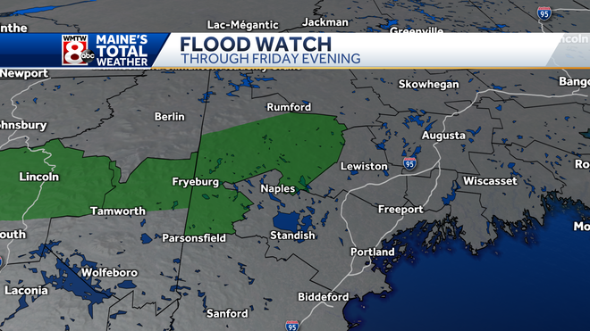 Maine to get quick shot of heavy rain, strong wind Friday