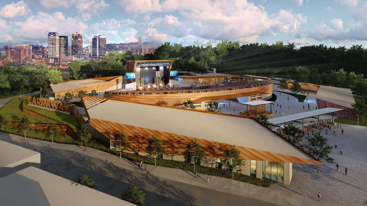 Carraway Amphitheatre Renderings